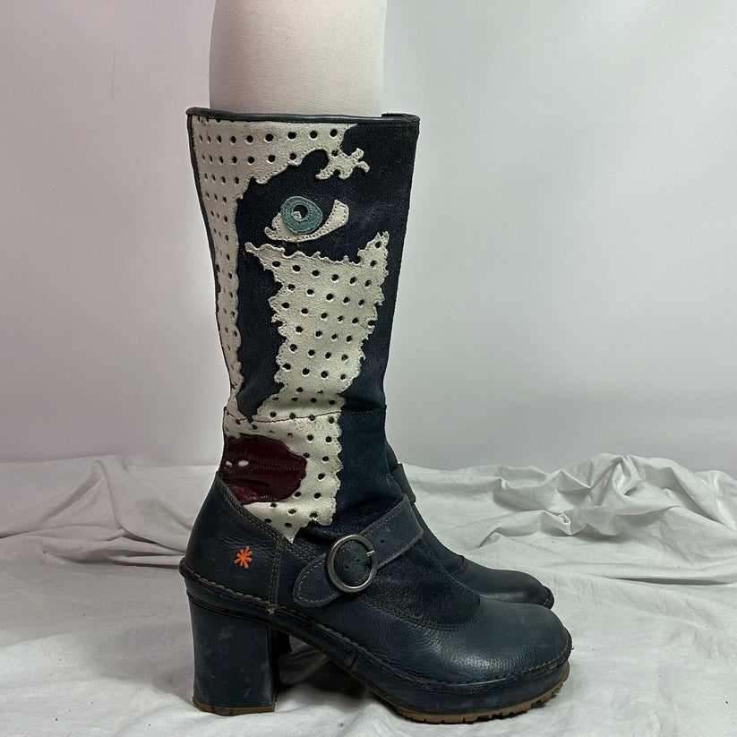 The Art Company Vintage Face Heel Boots 39/39.5 – darina`s garms