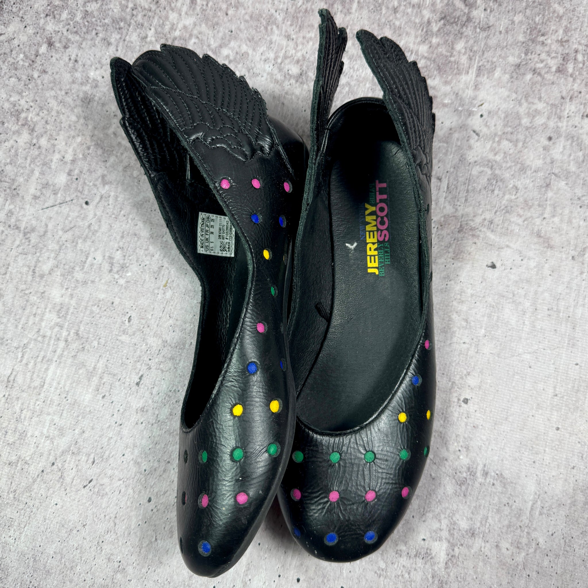Adidas x Jeremy Scott 2011 Wing Polka Dot Ballet Flats 37/38 – darina`s ...