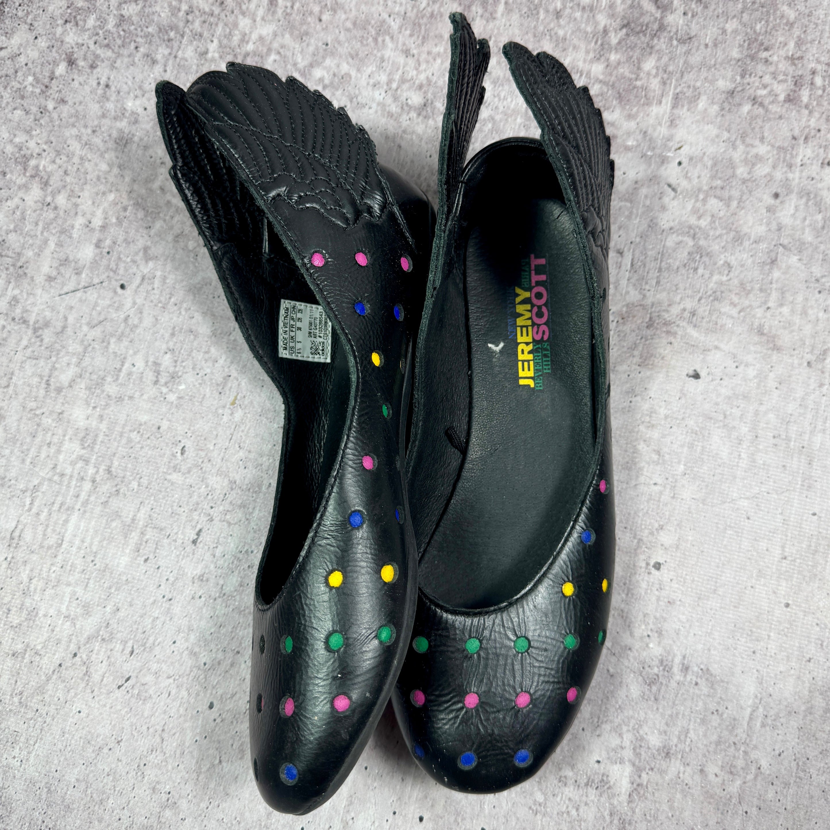 Adidas x Jeremy Scott 2011 Wing Polka Dot Ballet Flats 37/38 – darina`s ...